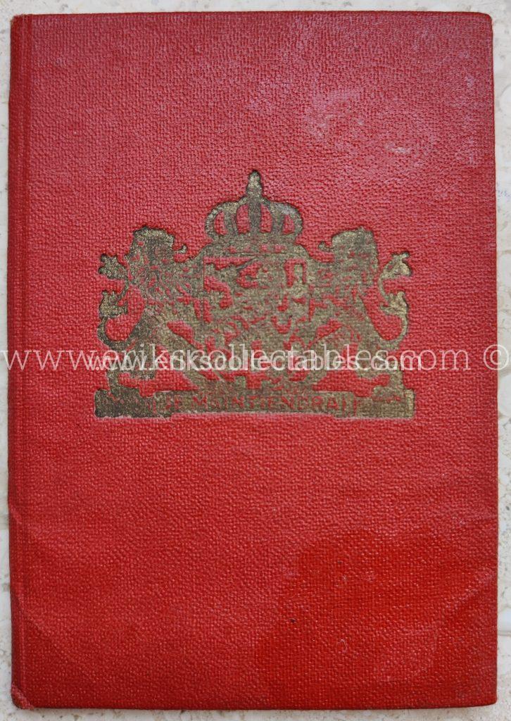 KNIL – officers ID cards – Pieces of history – Erikscollectables